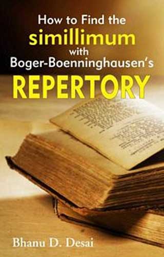Bjain - How To Find The Simillimum With Boger-Boenninghausens Repertory